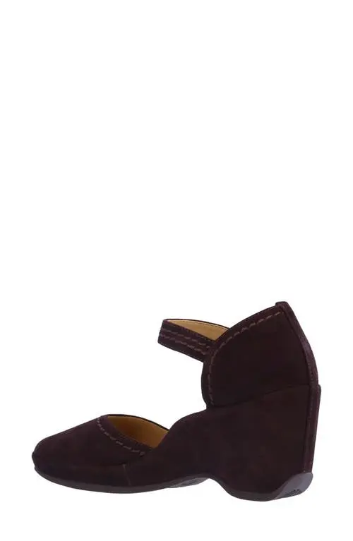 L'AMOUR DES PIEDS Orva Wedge Sandal - Chocolate
