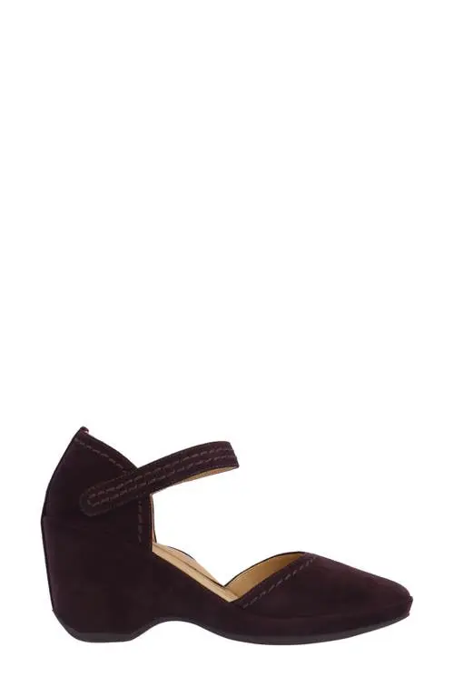 L'AMOUR DES PIEDS Orva Wedge Sandal - Chocolate