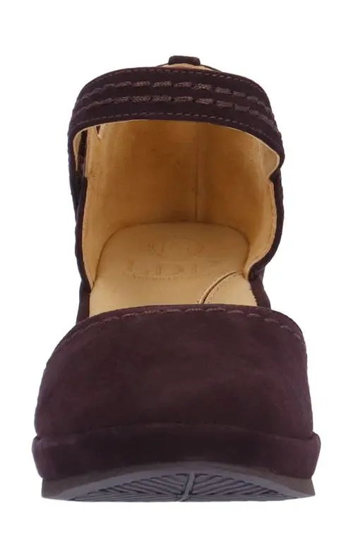 L'AMOUR DES PIEDS Orva Wedge Sandal - Chocolate