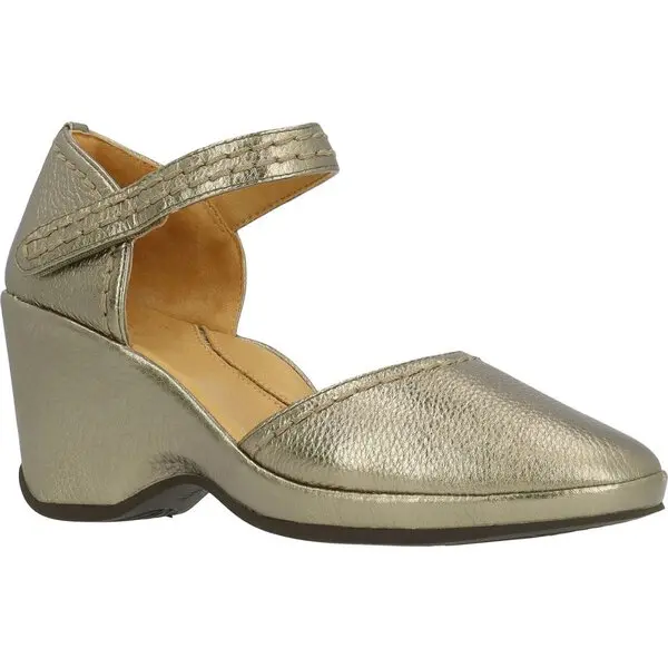 L'AMOUR DES PIEDS Orva Wedge Sandal - Hematite