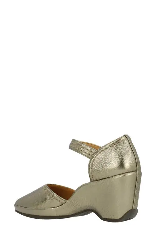 L'AMOUR DES PIEDS Orva Wedge Sandal - Hematite