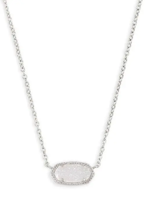 Kendra Scott Elisa Pendant Necklace - Iridescent Drusy