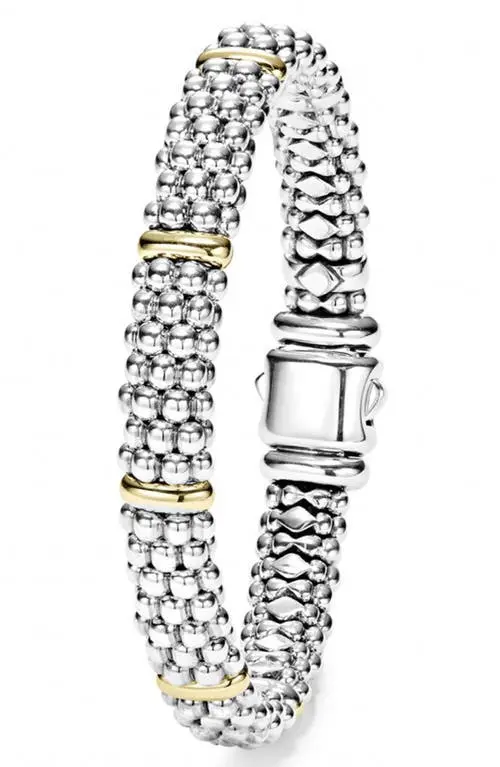 Lagos Caviar Rope Bracelet - Silver