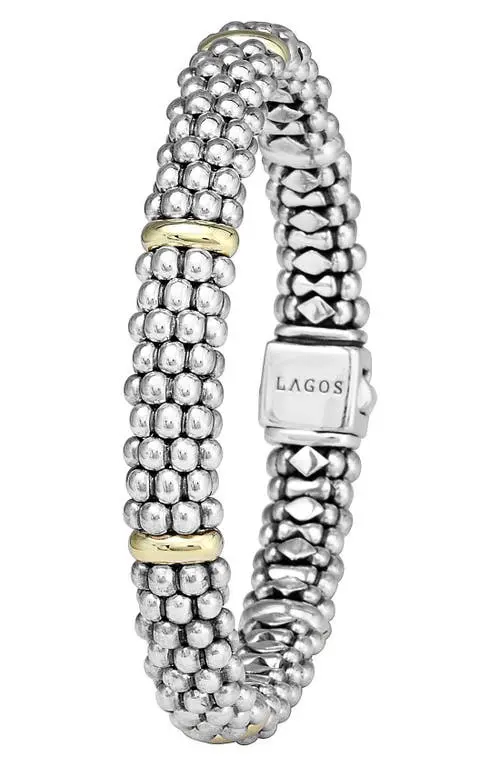 Lagos Caviar Rope Bracelet - Silver