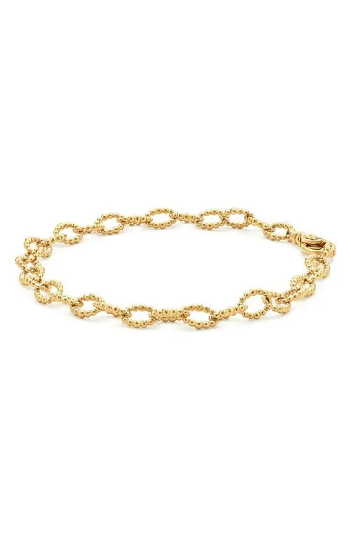 Lagos Caviar 18k Link Bracelet