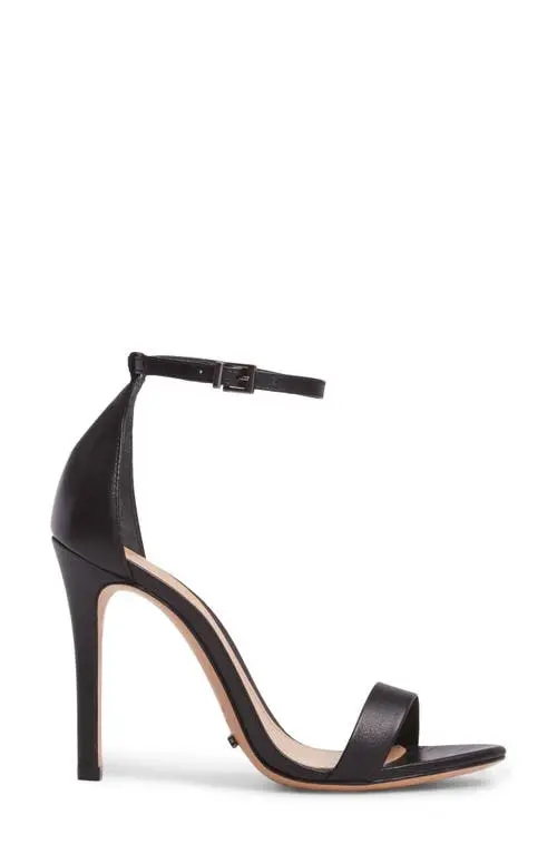 Schutz Cadey Lee Strappy Sandals - Black Leather