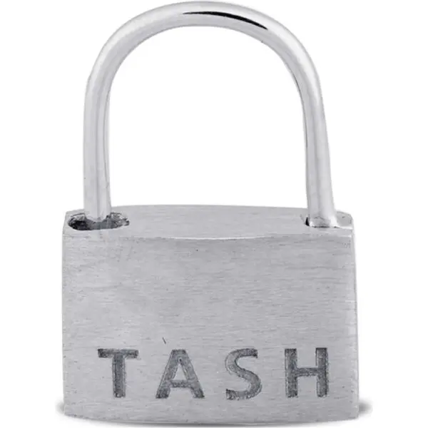MARIA TASH Padlock Clicker Earring - White Gold