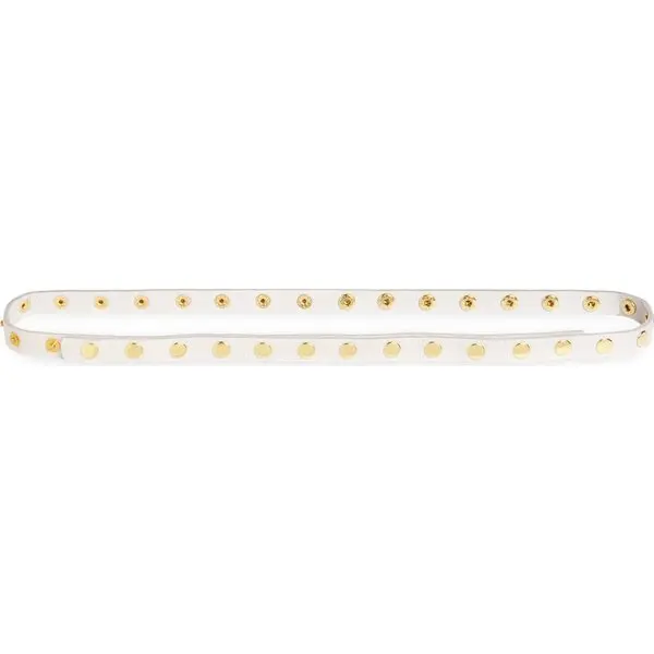ADA Name Cala Studded Leather Belt - Trench