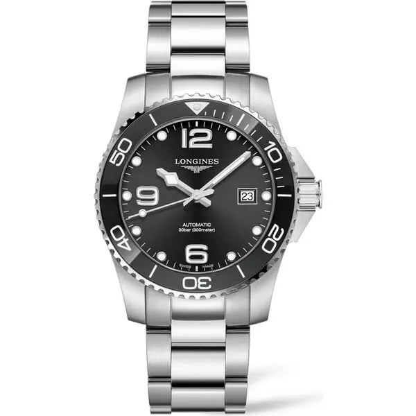 LONGINES Hydroconquest Automatic Bracelet Watch - Black