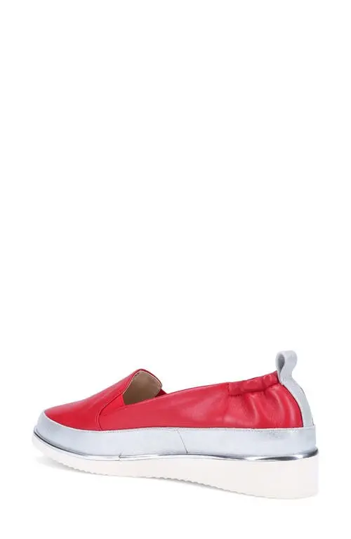 Ron White Nelleca Metallic Trim Slip-on Sneakers - Lipstick/s