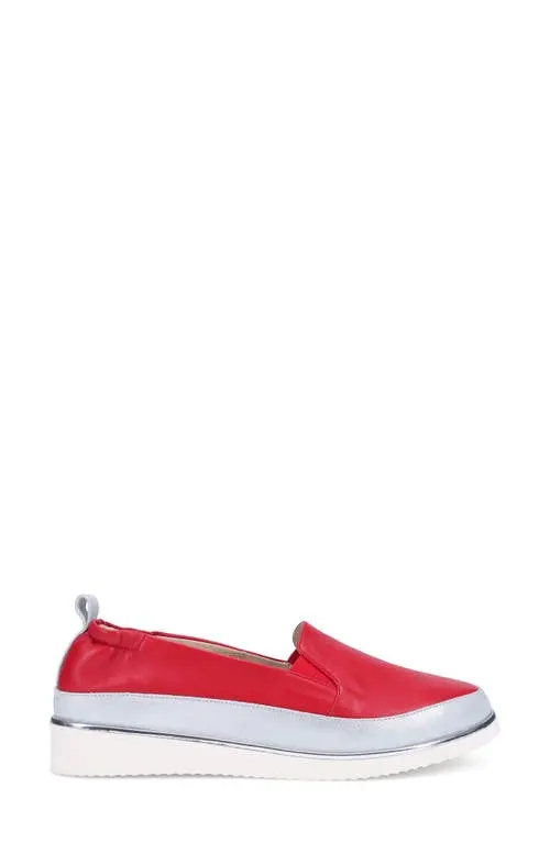 Ron White Nelleca Metallic Trim Slip-on Sneakers - Lipstick/s