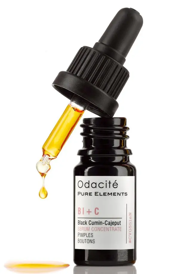 ODACITE Bl + C Black Cumin-cajeput Pimples Serum Concentrate