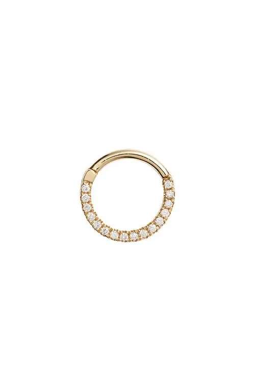 MARIA TASH 18k Gold Diamond Eternity Clicker Earring - Yellow Gold/diamond