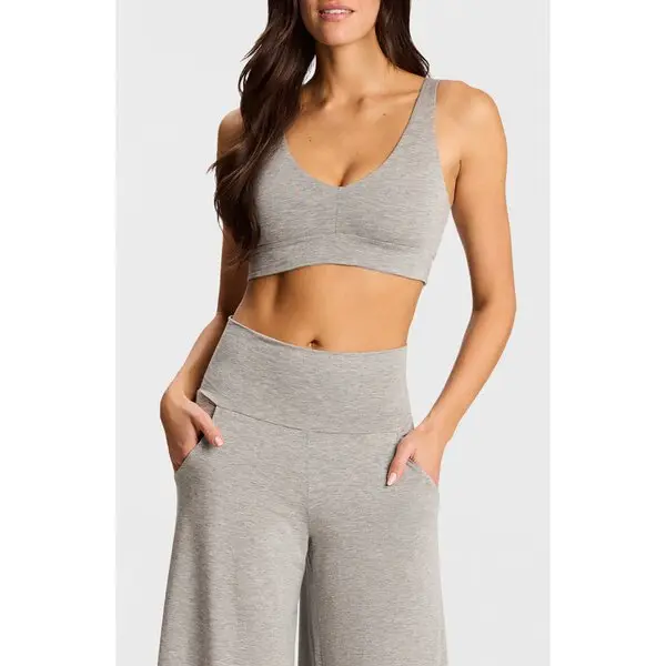 Commando Butter Comfy Bralette - Heathered Gray
