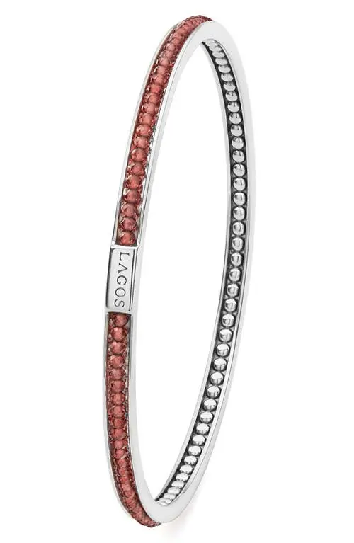 Lagos Caviar Icon Beaded Bangle Bracelet
