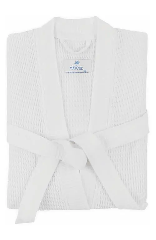 MATOUK Kiran Robe - White