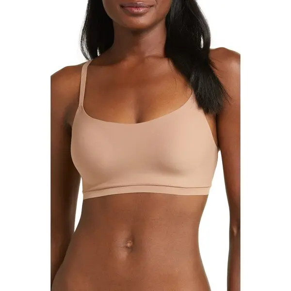 Chantelle Soft Stretch Scoop Padded Bralette - Coffee Latte