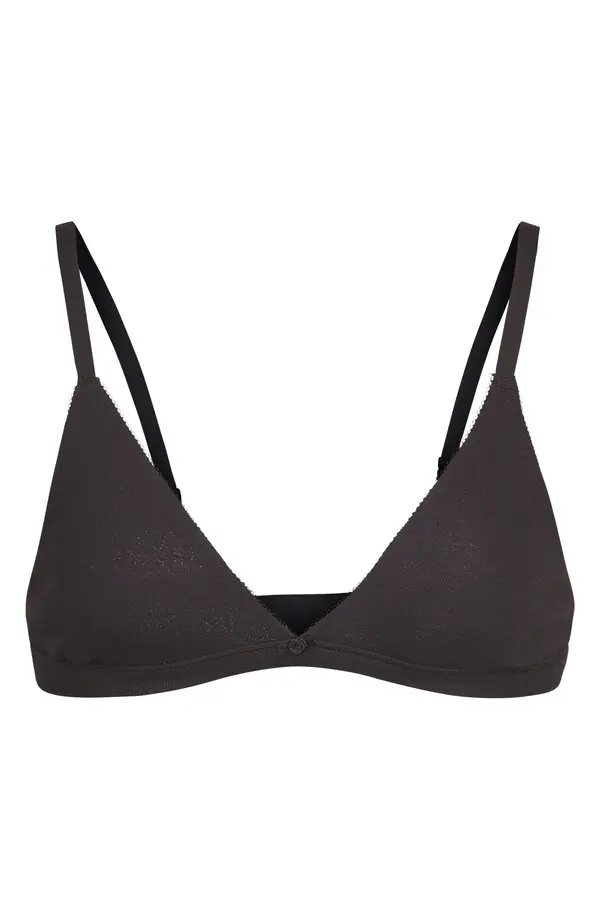 SKIMS Pointelle Logo Triangle Bralette