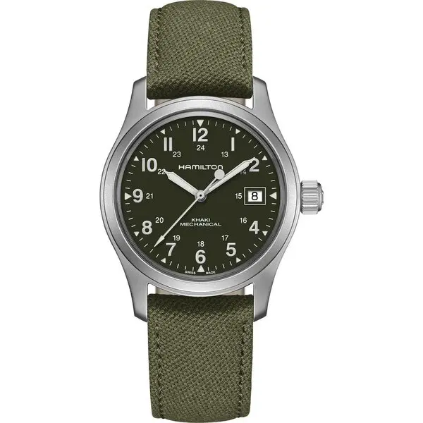Hamilton Khaki Field Watch - Green/ Silver