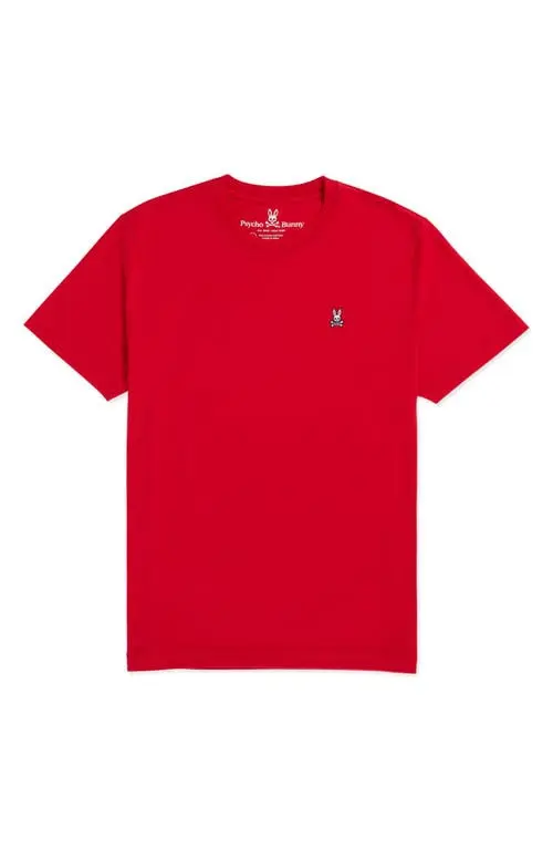 Psycho Bunny Classic Crewneck T-shirt - Brilliant Red
