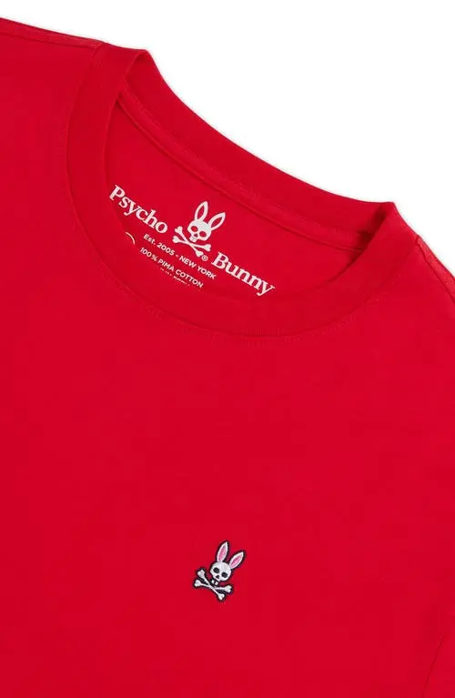 Psycho Bunny Classic Crewneck T-shirt - Brilliant Red