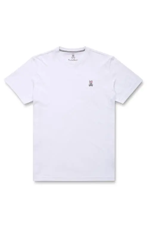 Psycho Bunny Classic Crewneck T-shirt - White