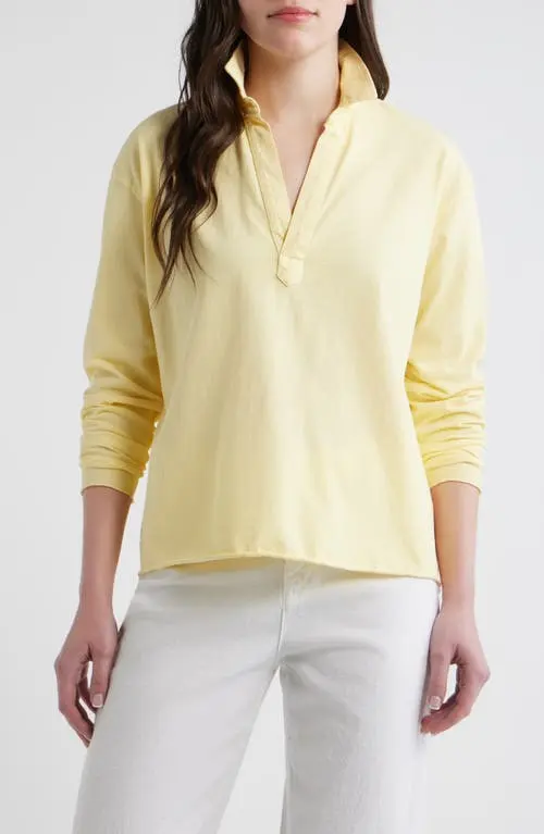 Frank & Eileen Patrick Popover Henley - Lemon