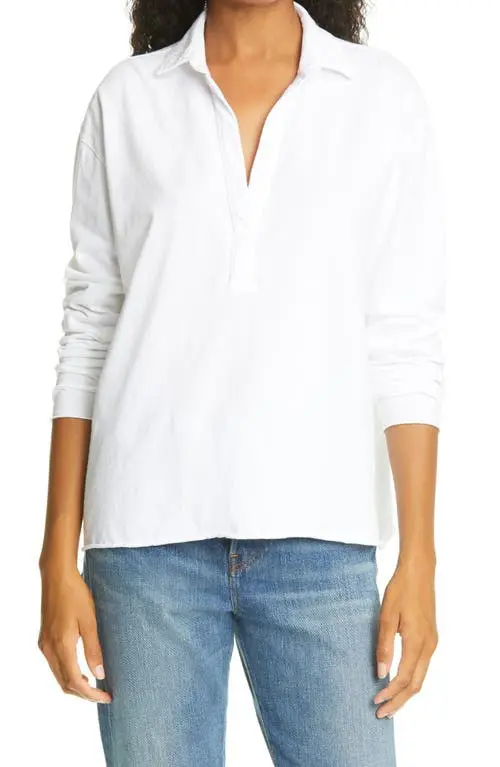 Frank & Eileen Patrick Popover Henley - White