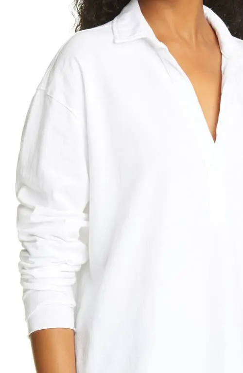 Frank & Eileen Patrick Popover Henley - White