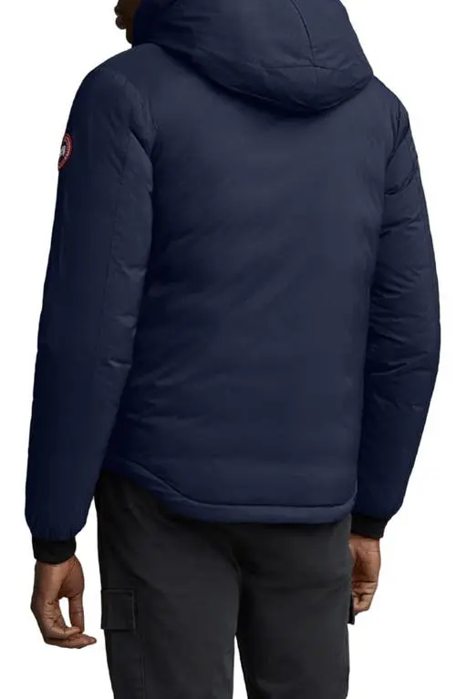 Canada Goose Lodge Packable Windproof 750 Fill Power Down Hooded Jacket - Atlantic Navy