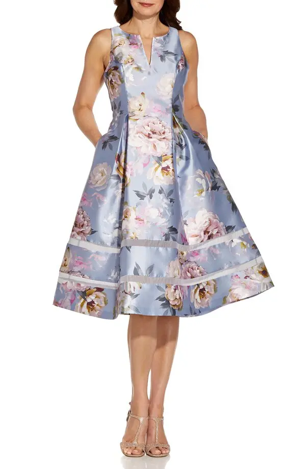 knee length dresses for ladies Adrianna Papell main image 0