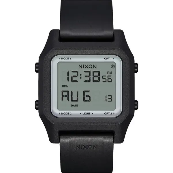 Nixon Staple Digital Strap Watch - Black/positive