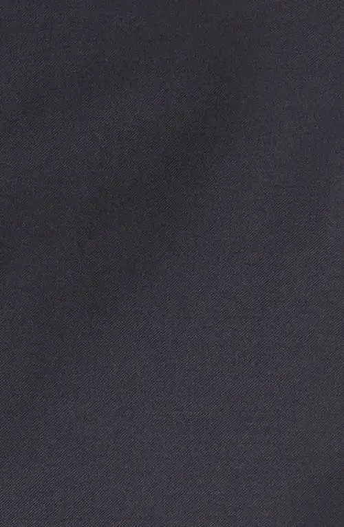 Emporio Armani Trim Fit Solid Wool Suit - Solid Blue Navy