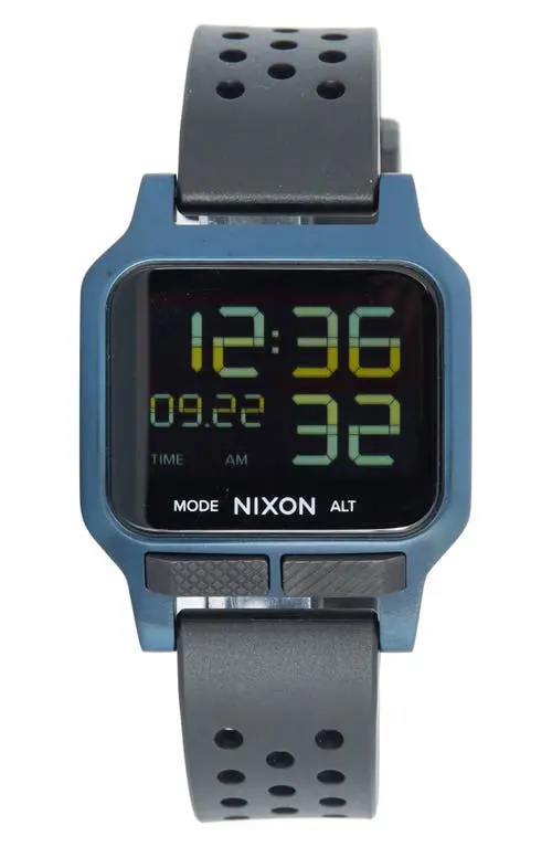 Nixon Heat Digital Strap Watch - Blue