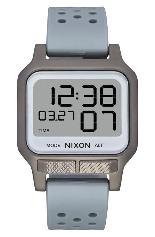 Nixon Heat Digital Strap Watch - Gunmetal Positive