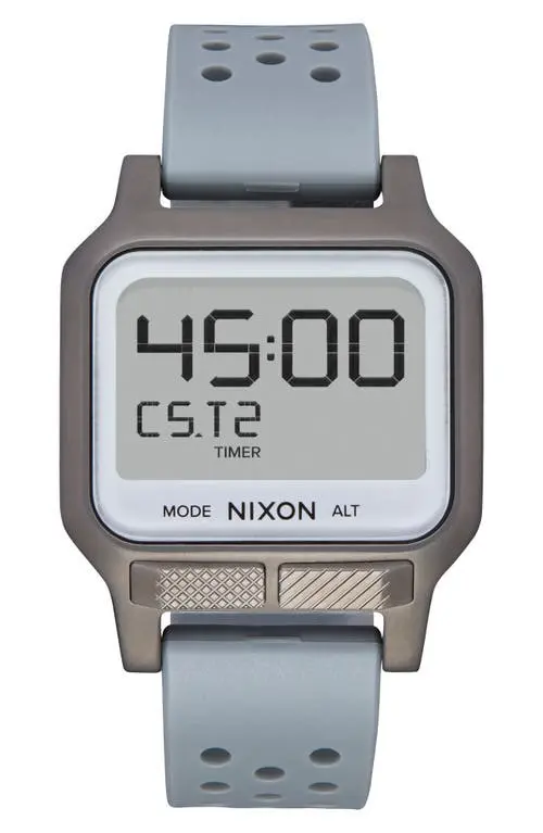 Nixon Heat Digital Strap Watch - Gunmetal Positive