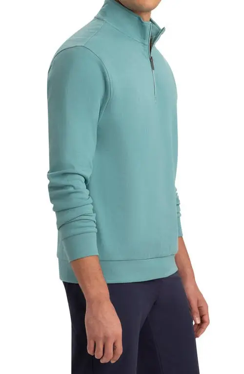 Bugatchi Cotton-blend Quarter-zip Pullover