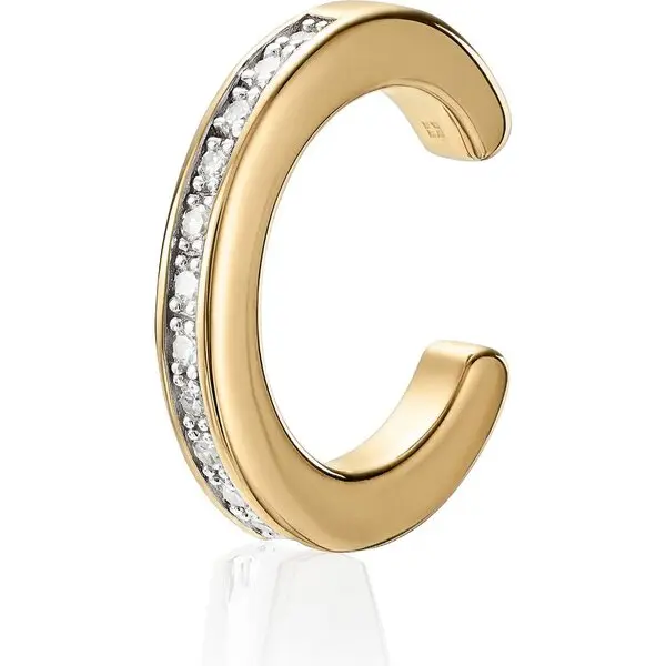 Monica Vinader Skinny Diamond Ear Cuff - Gold