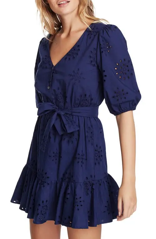 1.State Eyelet Minidress