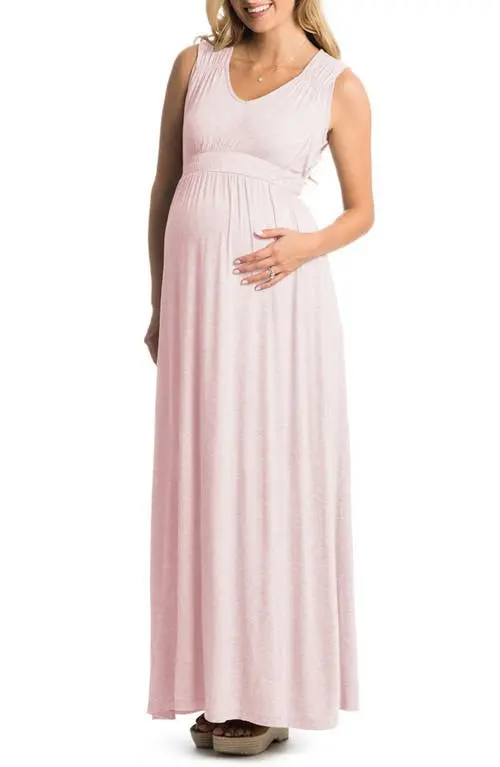 EVERLY GREY Valeria Maternity/nursing Maxi Dress
