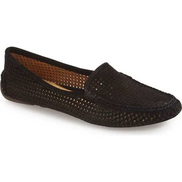 PATRICIA GREEN Barrie Flat - Black Suede