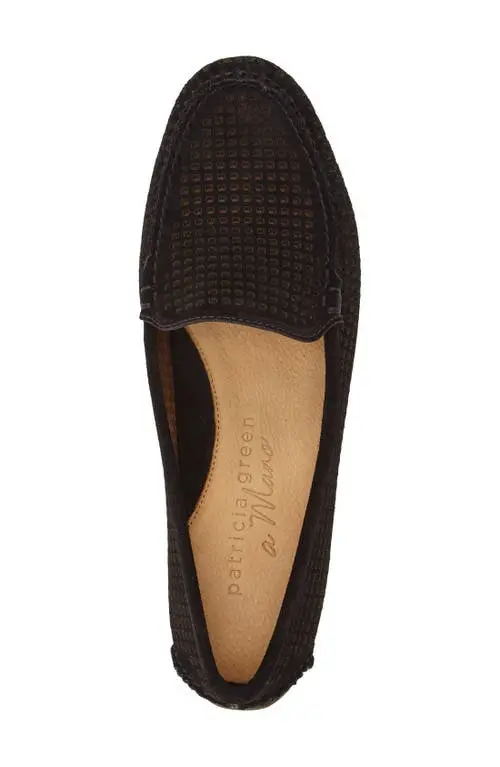 PATRICIA GREEN Barrie Flat - Black Suede