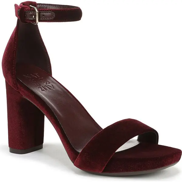 Naturalizer Joy Ankle Strap Sandal - Cabernet Sav