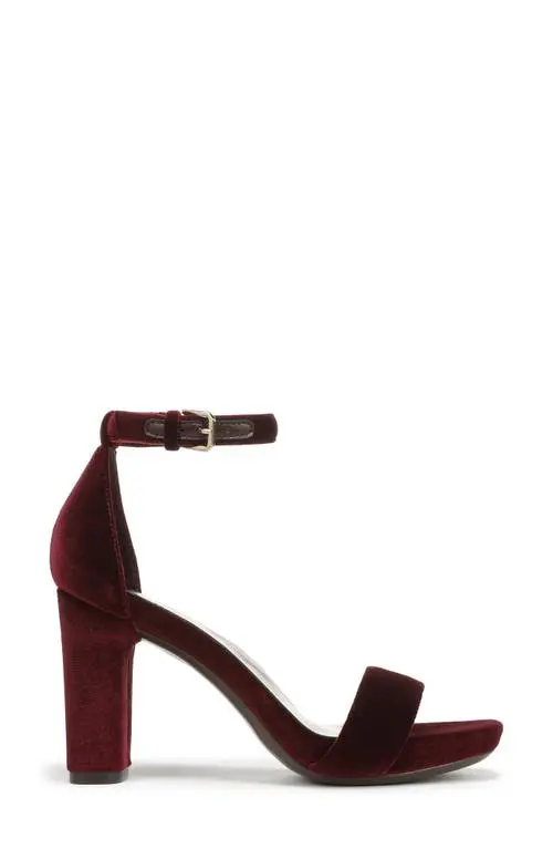 Naturalizer Joy Ankle Strap Sandal - Cabernet Sav