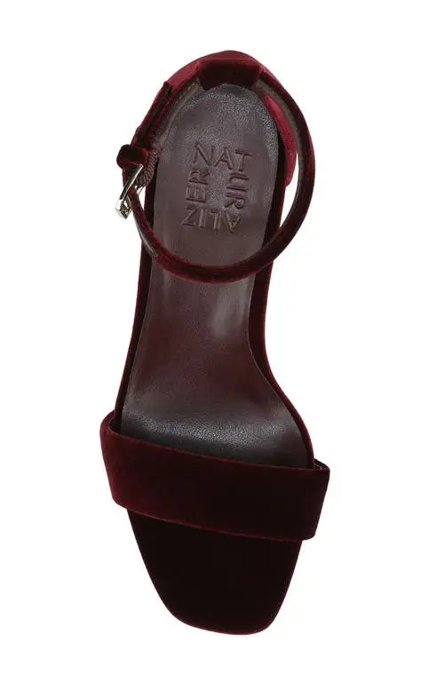 Naturalizer Joy Ankle Strap Sandal - Cabernet Sav