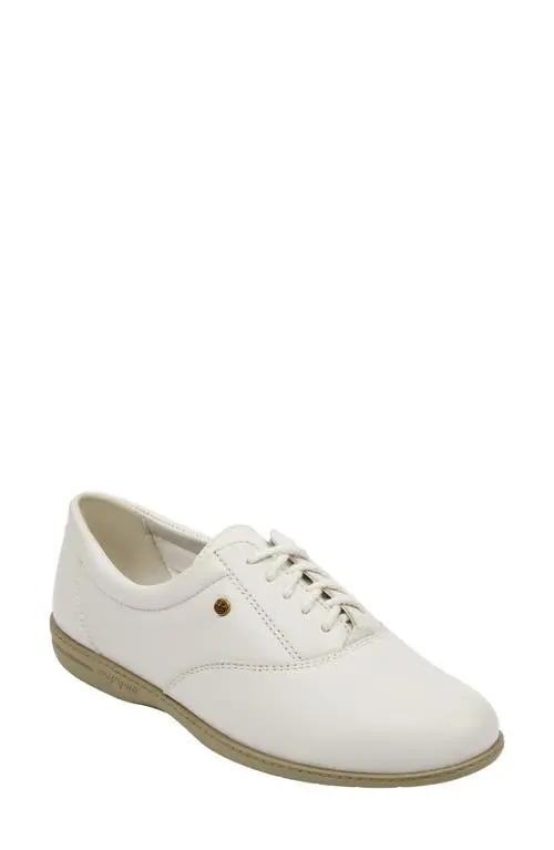 Easy Spirit Motion Leather Sneakers - White Leather