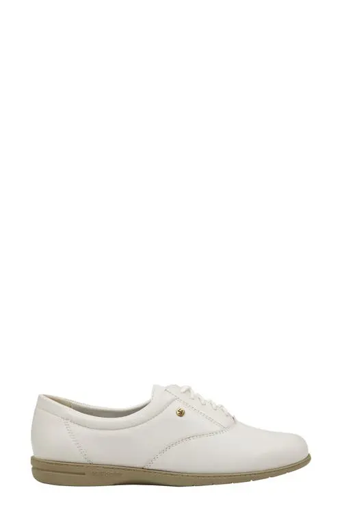 Easy Spirit Motion Leather Sneakers - White Leather