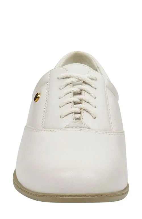 Easy Spirit Motion Leather Sneakers - White Leather