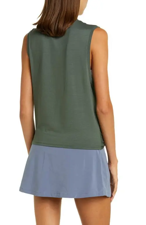 Zella Twist Front Seamless Tank