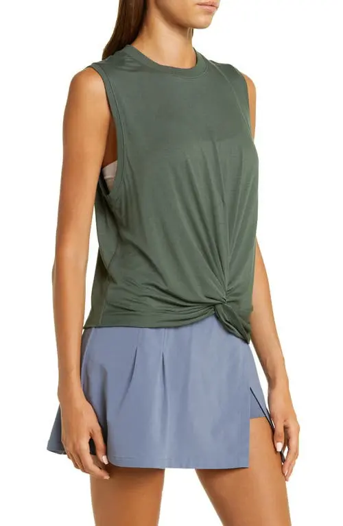 Zella Twist Front Seamless Tank